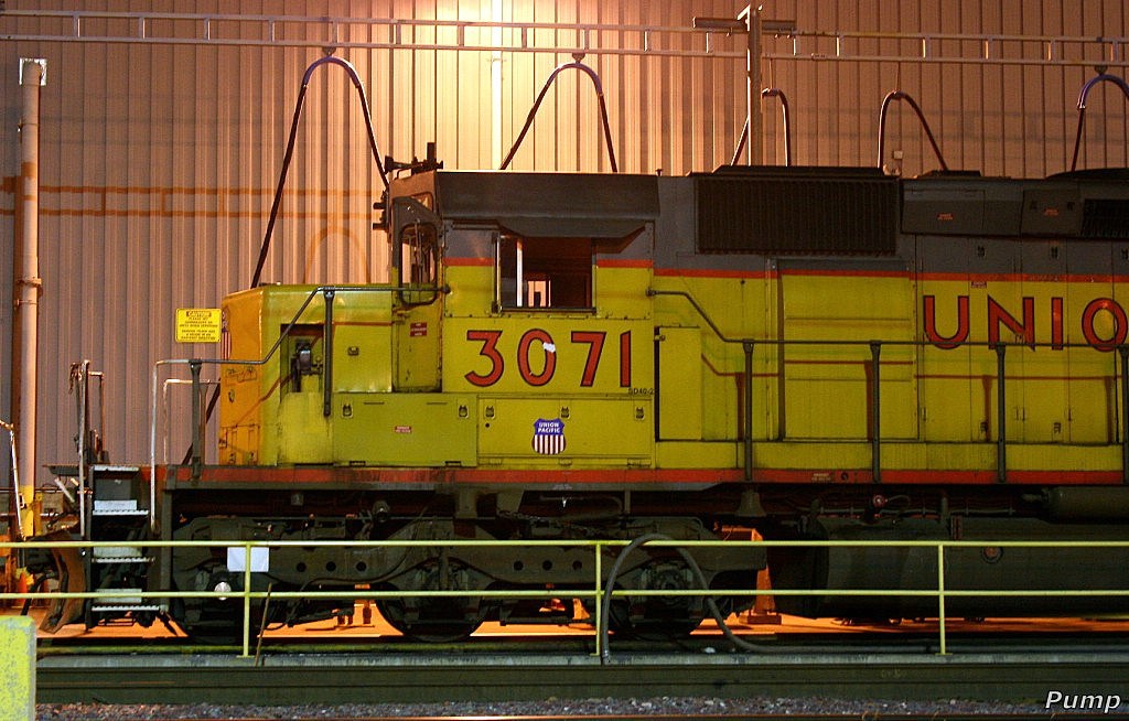 Ex-CNW SD40-2 at UP Proviso Yard Diesel Shop